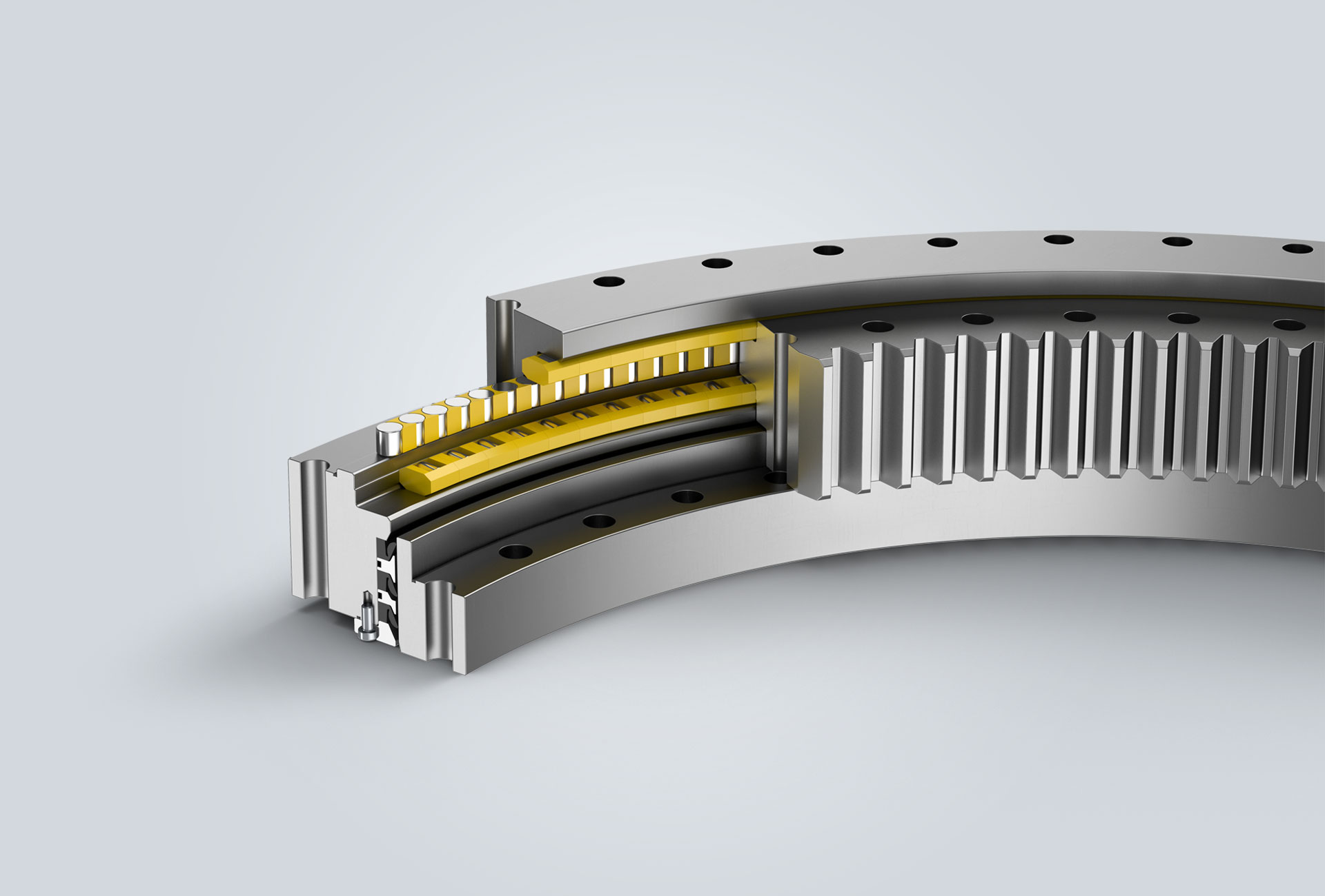 Designs of slewing bearings | Liebherr