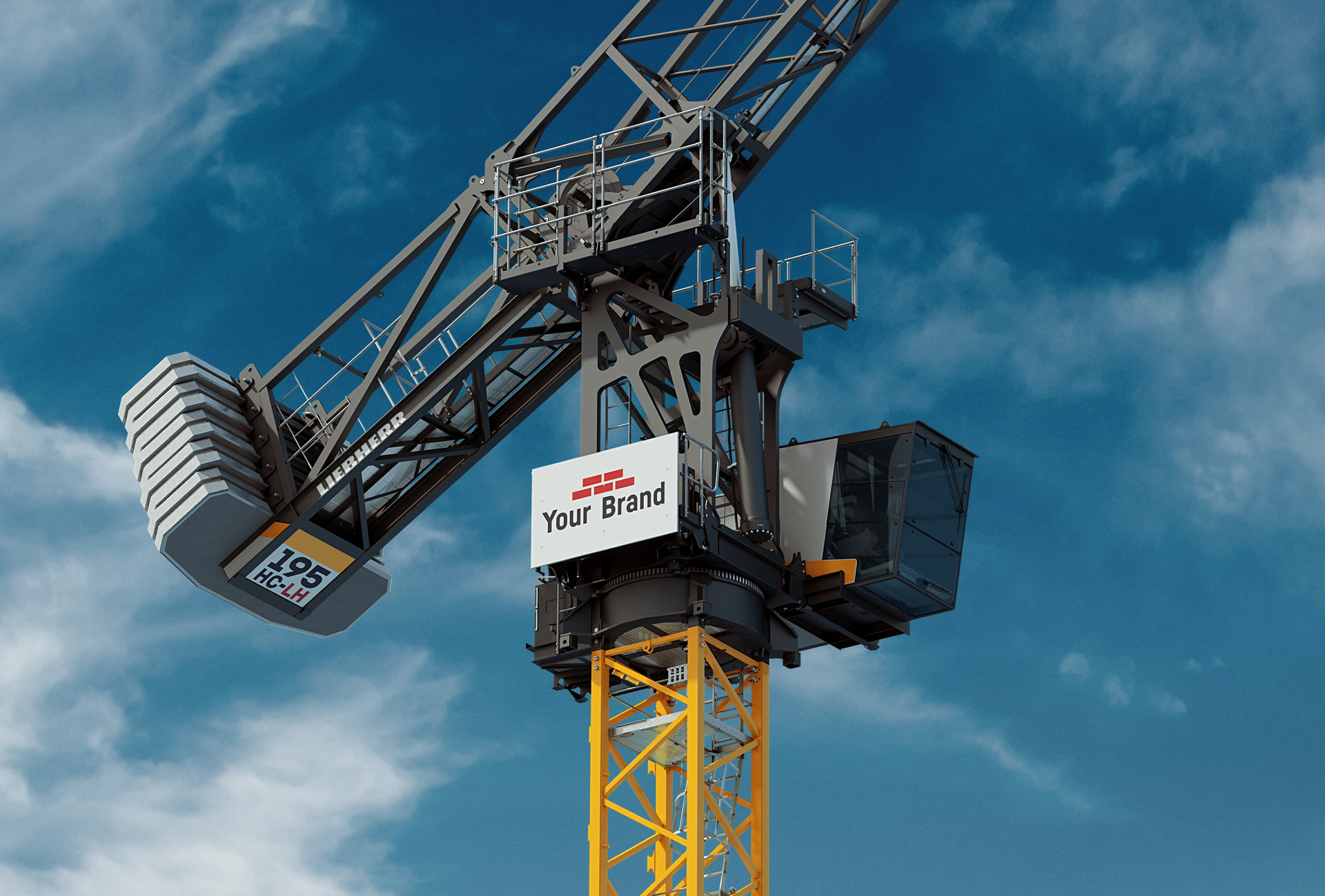 195 HC-LH Hydraulic luffing jib crane | Liebherr