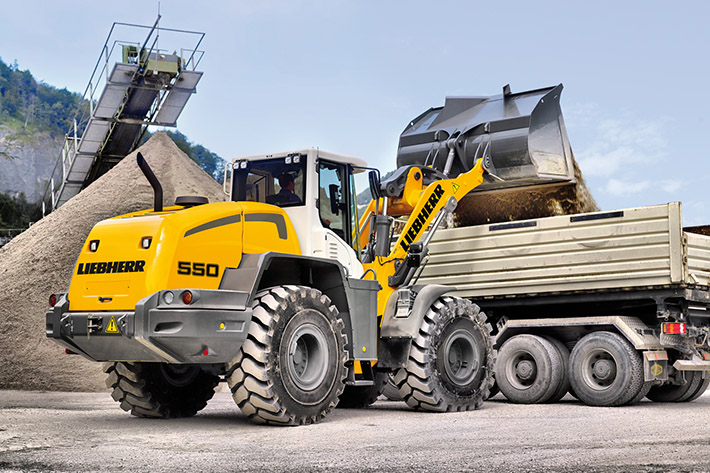Liebherr Wheel Loader L 550: Greatest Level of Efficiency in All ...