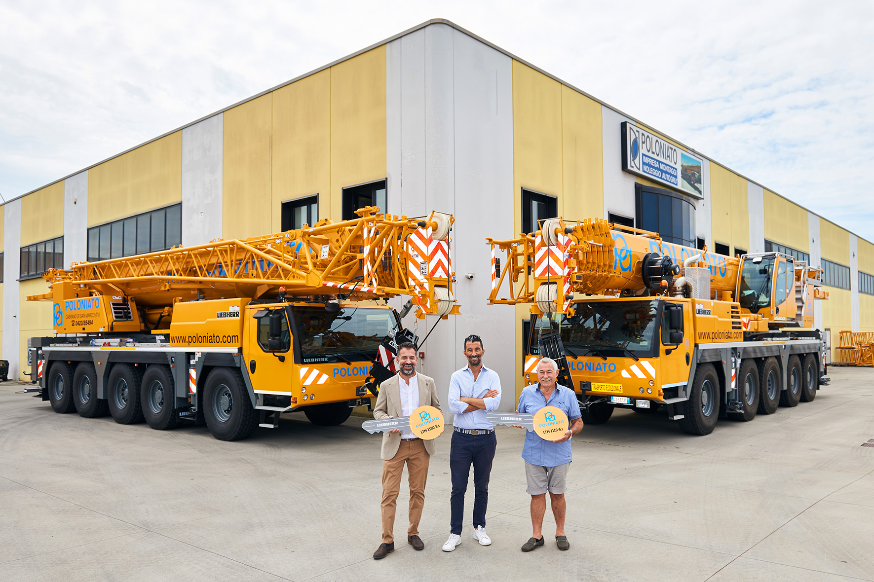 Zwei neue Liebherr-Mobilkrane für Poloniato | Liebherr