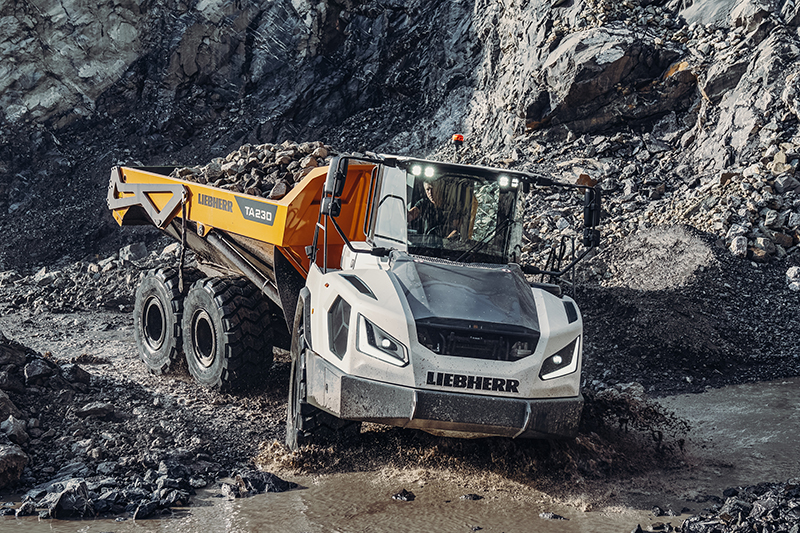Stark, robust und sicher: Der Liebherr-Muldenkipper TA 230 Litronic auf ...