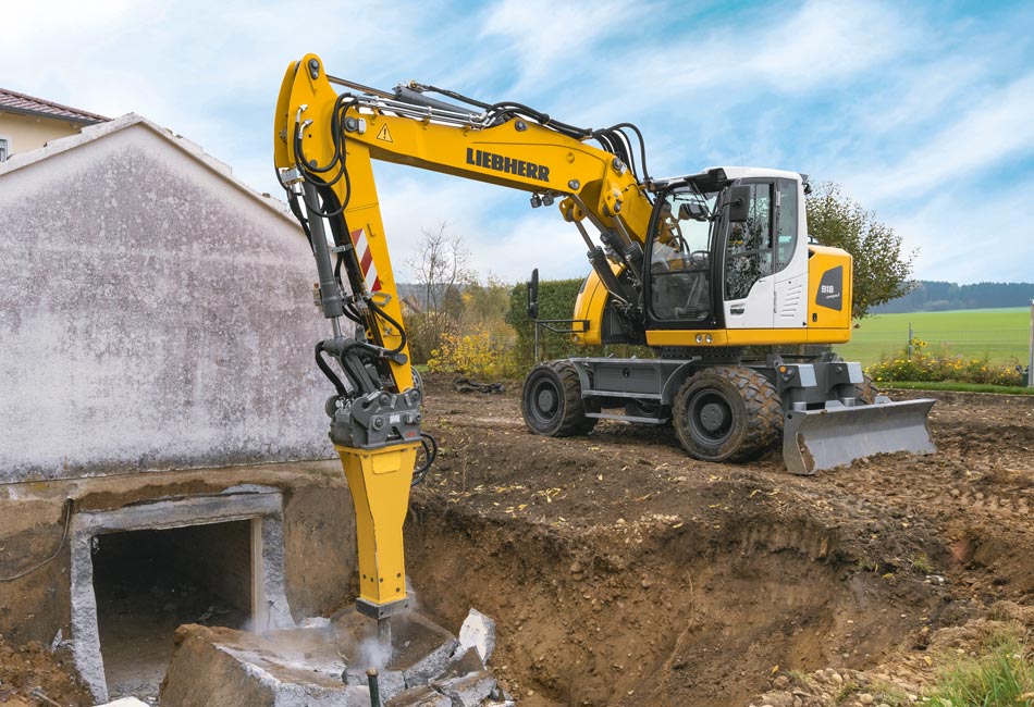 Колёсные экскаваторы | Liebherr