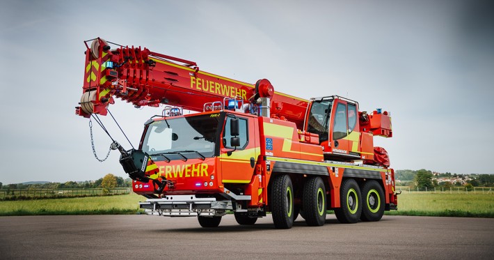Kompetenz für Feuerwehrkrane - Liebherr