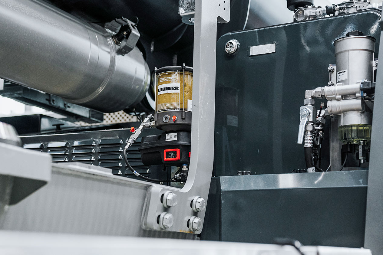 Sistema de lubricación central en el chasis para una lubricación óptima ...